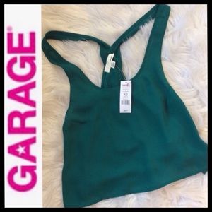 Garage | Tops | Nwt Garage Crop Tank W Crossover Back | Poshmark